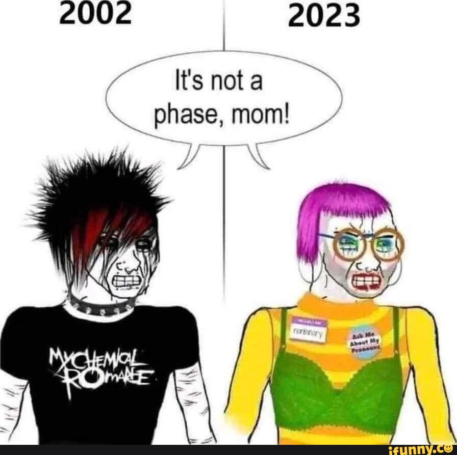 2002 2023 It's not a phase, mom! - iFunny