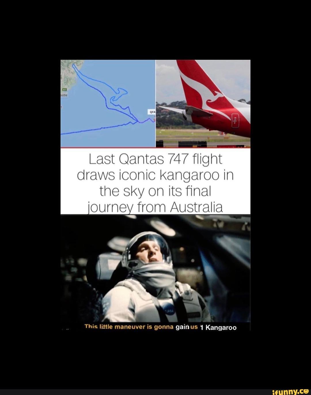 Last Qantas /47 flight draws iconic kangaroo In the sky on its final ...