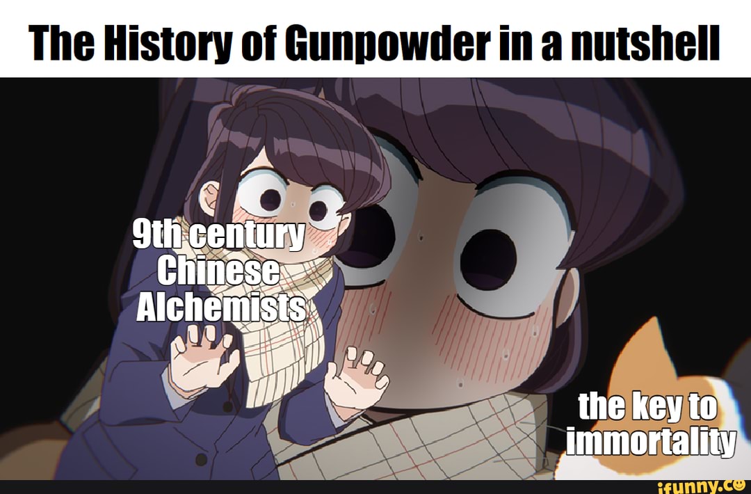 The History of Gunpowder in a nutshell the Key to immortality iS - iFunny
