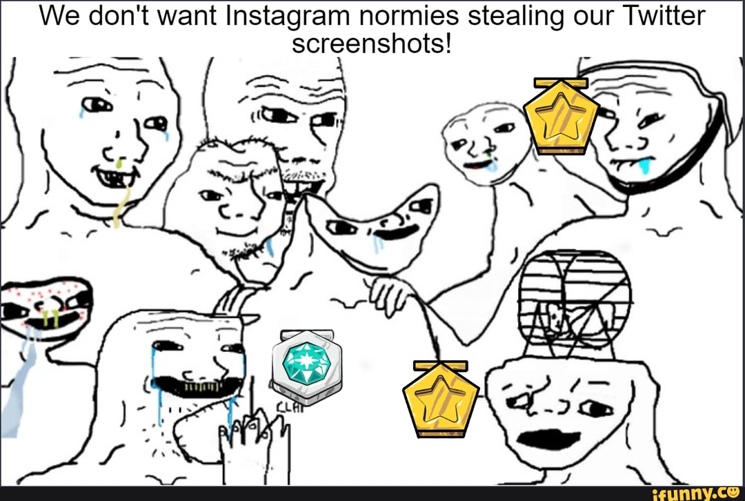 We don't want Instagram normies stealing our Twitter screenshots! (ORs ...