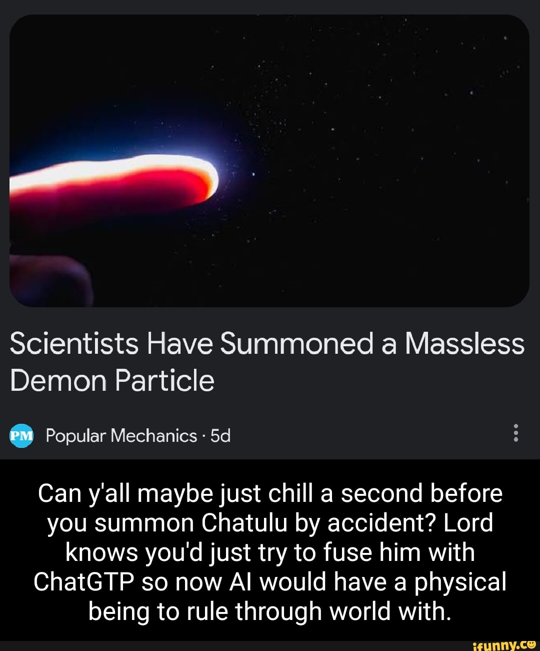 Scientists Have Summoned a Massless Demon Particle Popular Mechanics ...
