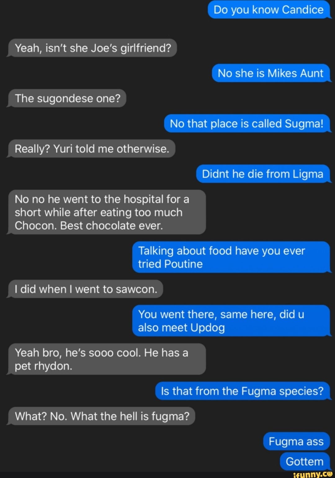 Do you know Candice Yeah, isn't she Joe's girlfriend? No she is Mikes ...