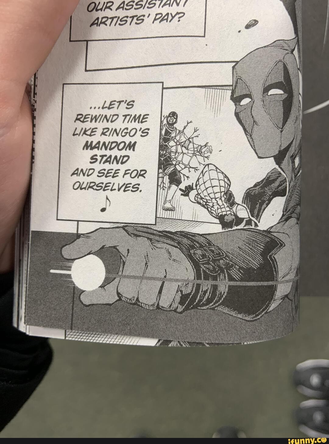 AS. ARTISTS' PAY? REWIND TIME LIKE RINGO'S MANDOM STAND AND SEE FOR ...