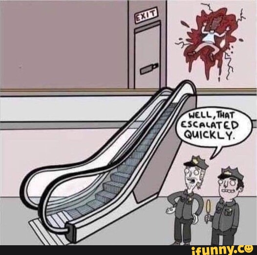 Escalator memes. Best Collection of funny Escalator pictures on iFunny