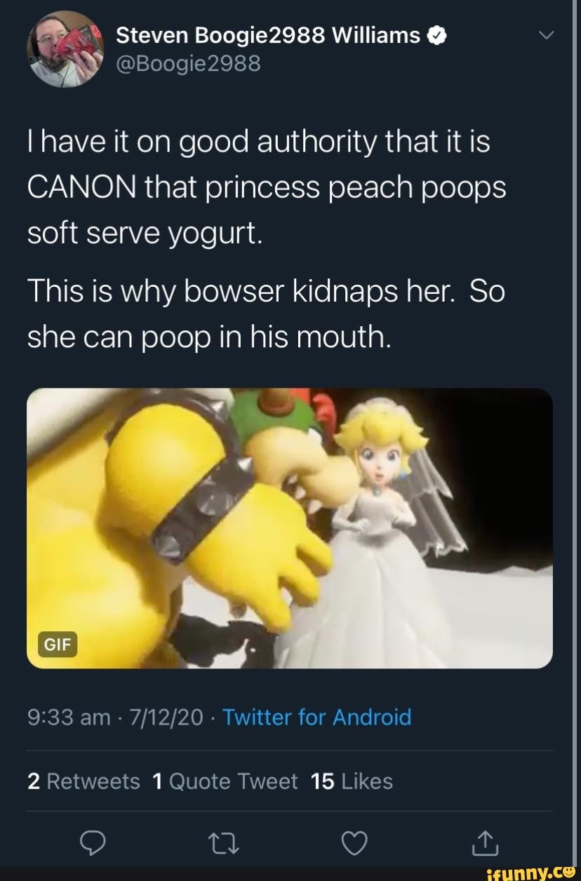Princess Peach Poop