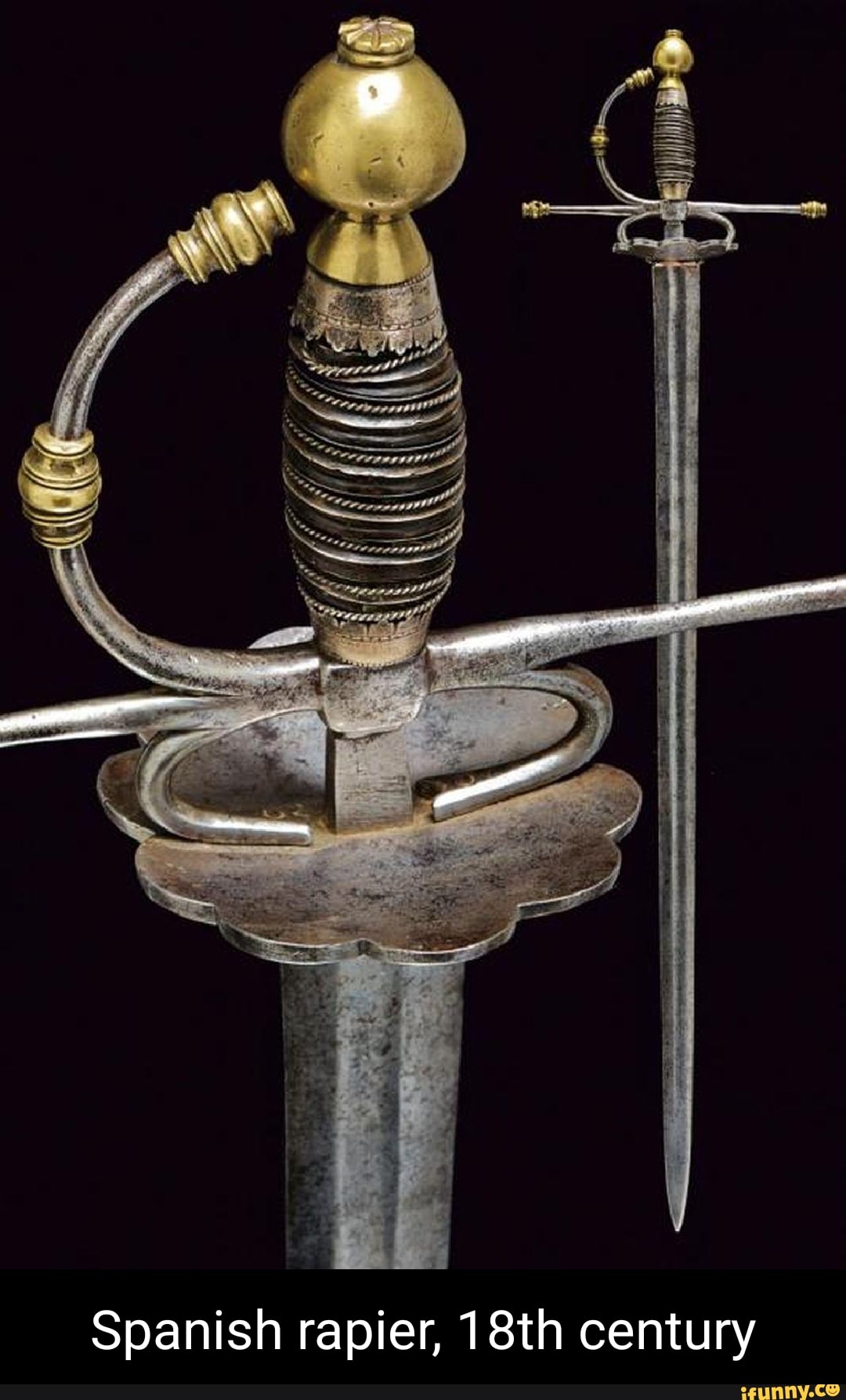 Spanish rapier, 18th century - iFunny