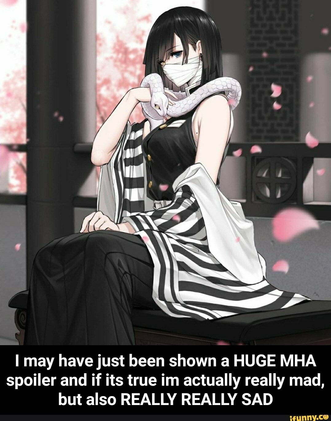 I may have just been shown a HUGE MHA spoiler and if its true im ...