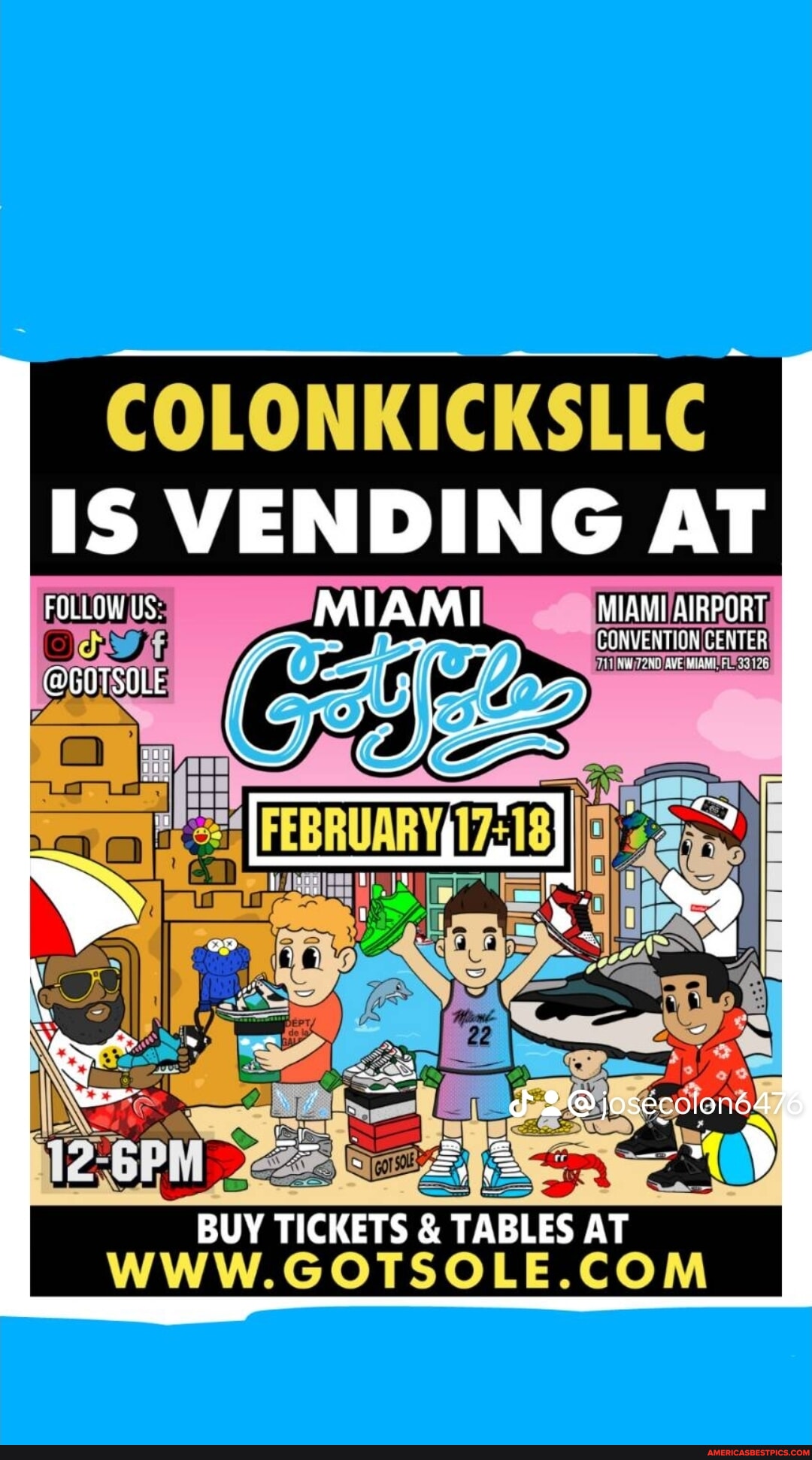 COLONKICKSLLC IS VENDING AT FOLLOW US: MIAMI CONVENTION CENTER @ OGO ...