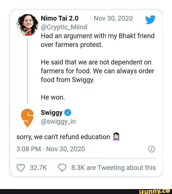 Swiggy memes. Best Collection of funny Swiggy pictures on iFunny