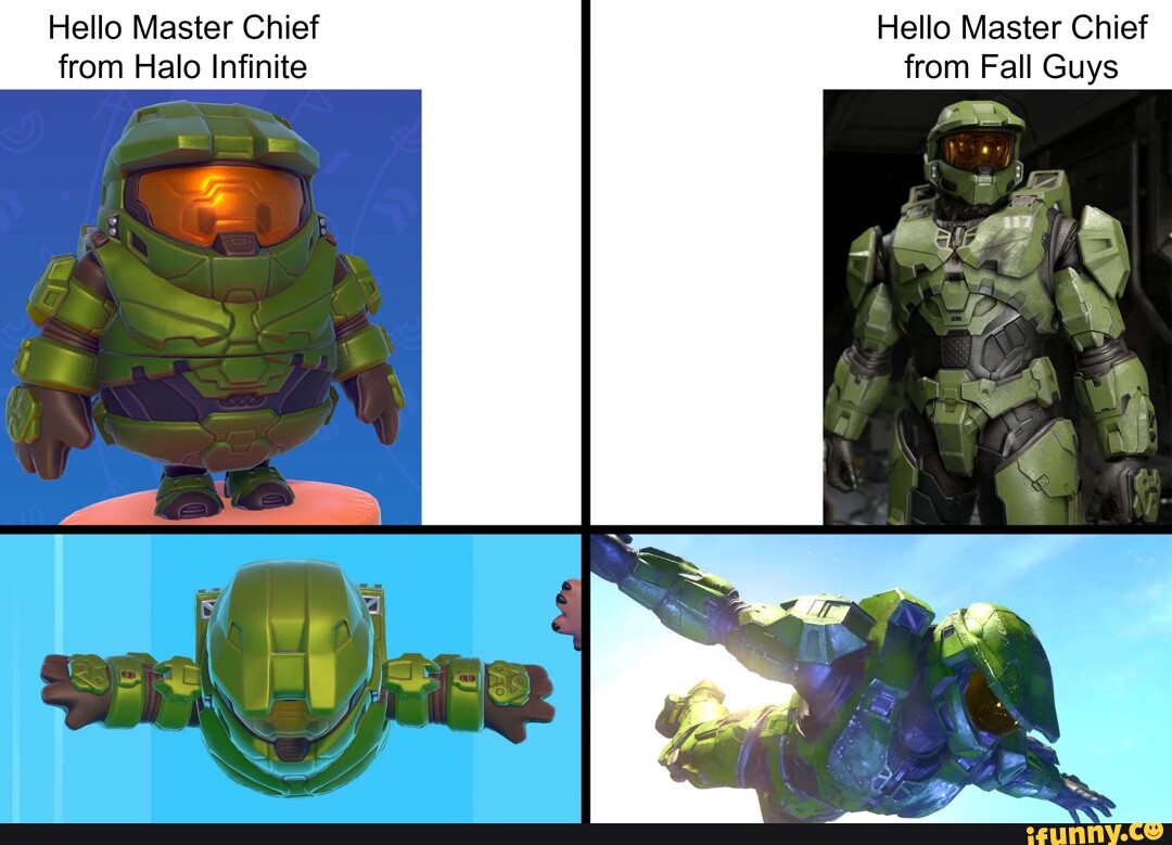 Hello Master Chief Hello Master Chief from Halo Infinite from Fall Guys ...
