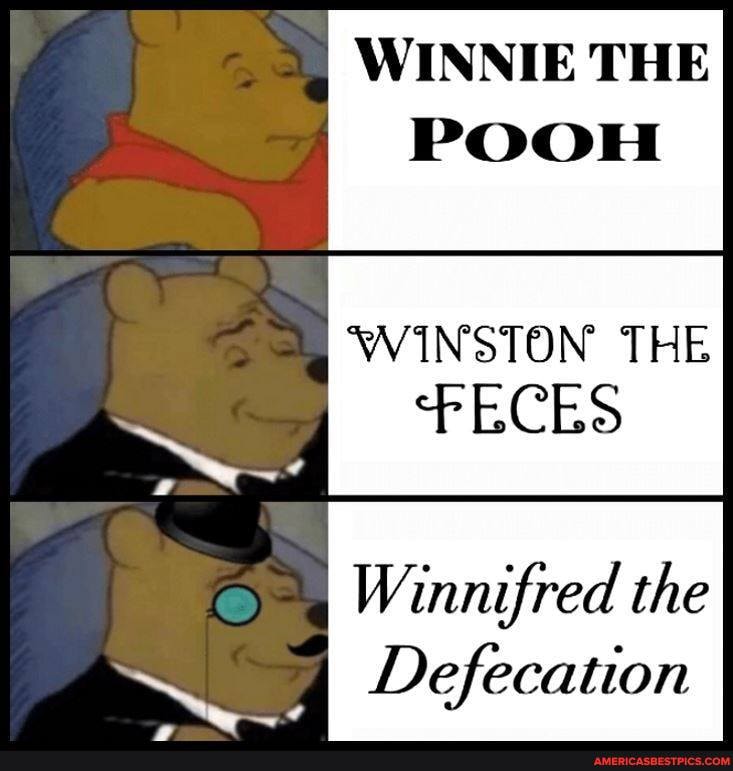 WINNIE THE POOH WINSTON THE FECES Winnifred the Defecation - America’s ...