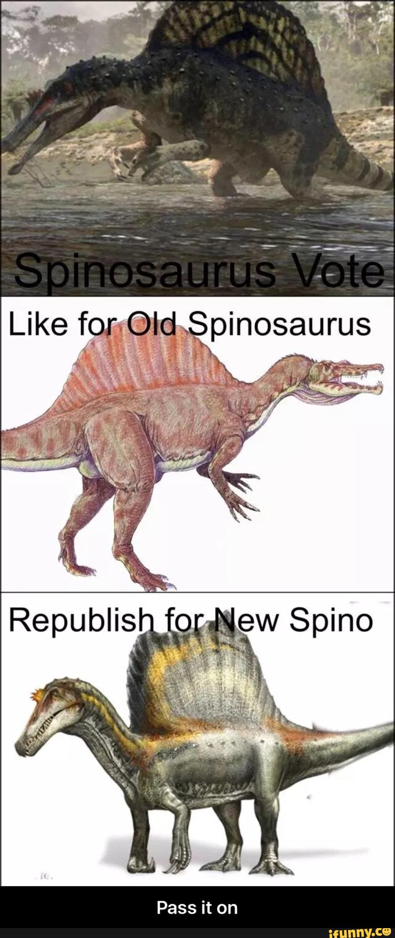 Spinosaurs memes. Best Collection of funny Spinosaurs pictures on iFunny