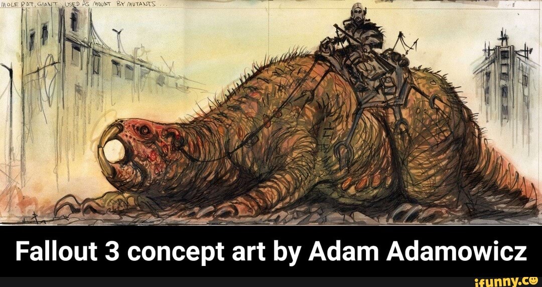 Fallout A concept art by Adam Adamowicz - Fallout 3 concept art by Adam ...