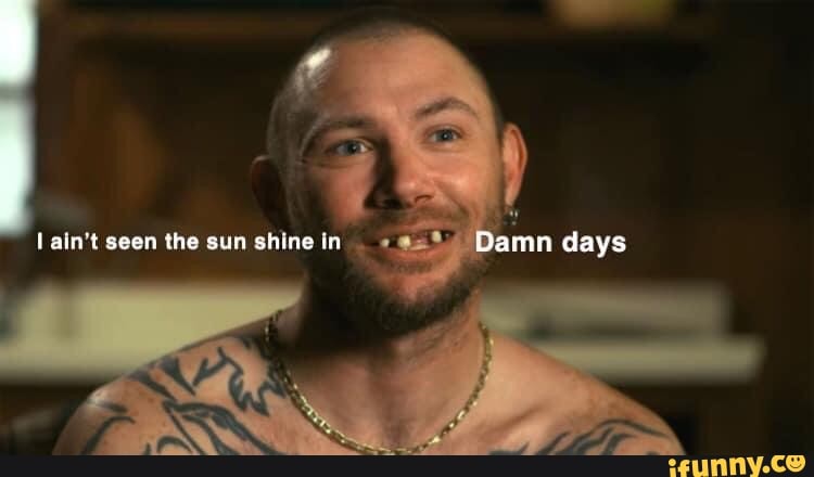 Seen the sun shine In Damn days - iFunny