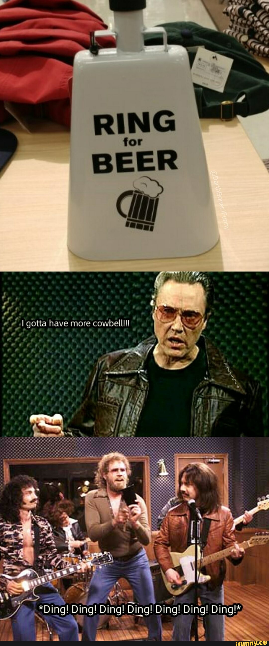 Christopher Walken Cowbell Meme