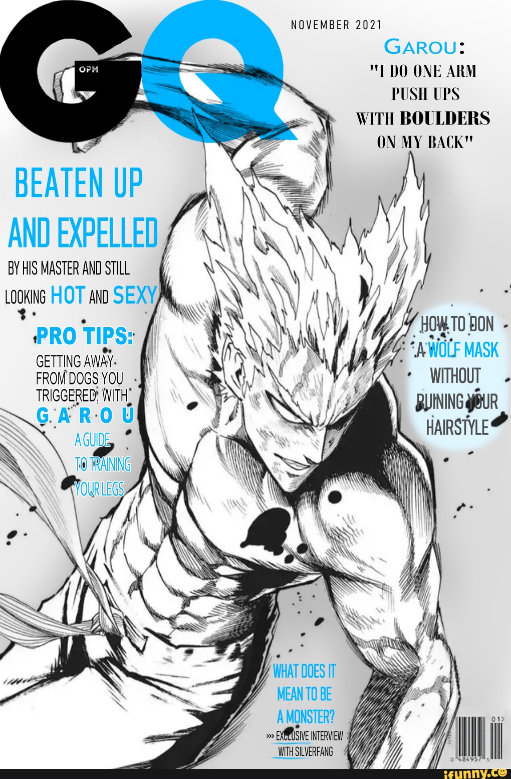 NOVEMBER 2021 GAROU: "1 DO ONE ARM PUSH UPS We WITH BOULDERS ON MY BACK ...