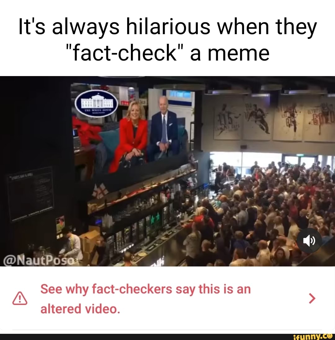 It's always hilarious when they "fact-check" a meme los th on See why ...