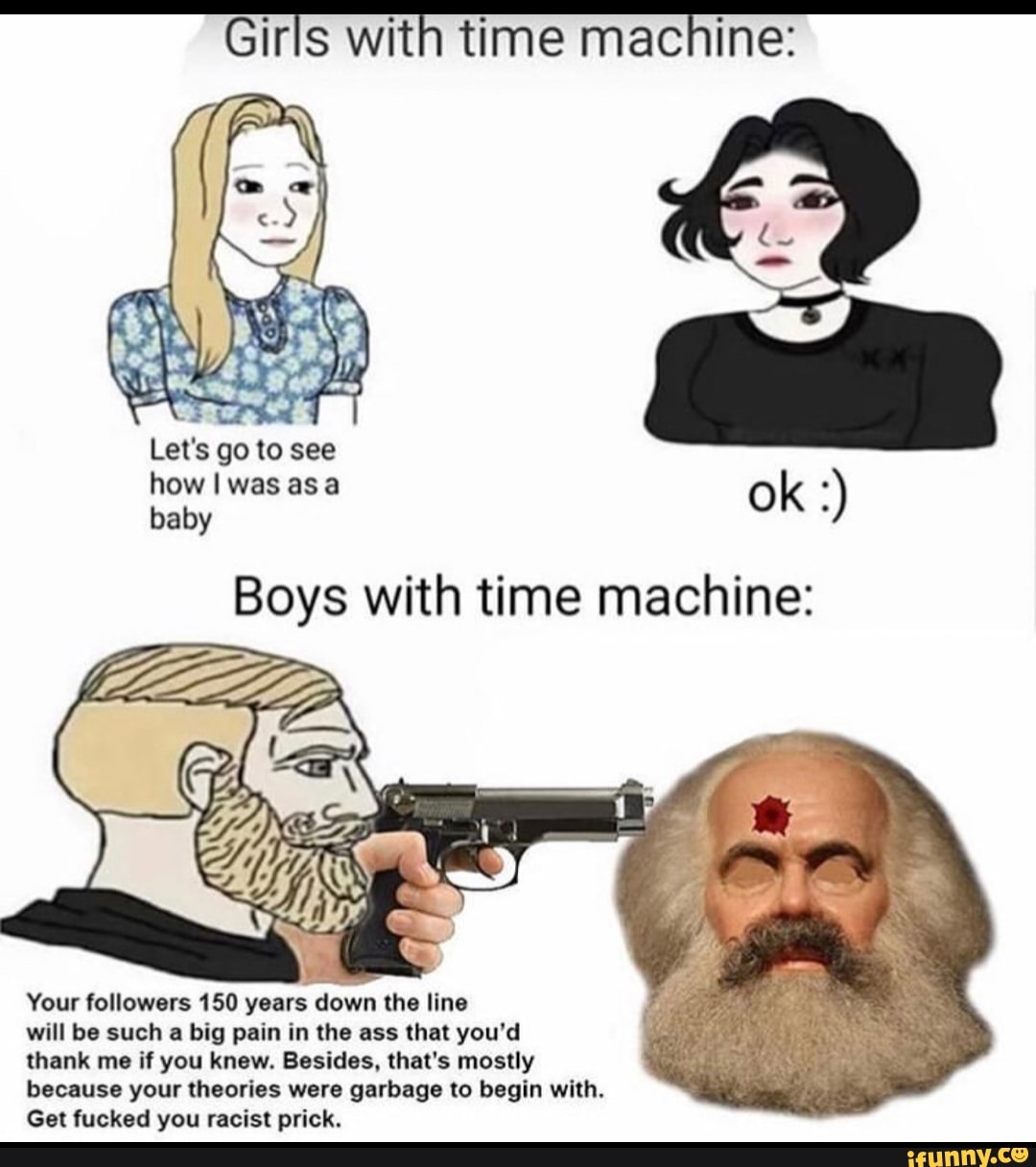 Girls with time machine: Let's go to see how was as ok Boys with time ...