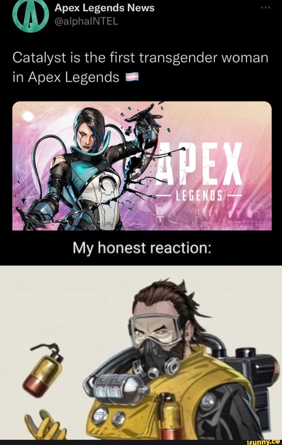 Apex Legends News Catalyst is the first transgender woman in Apex ...