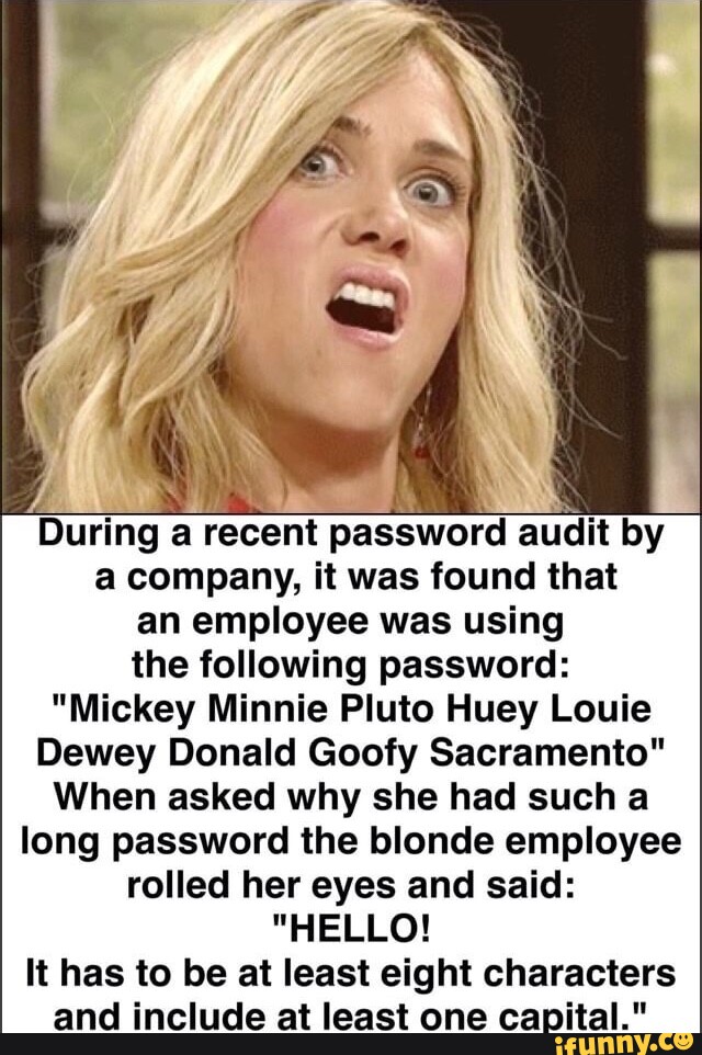 During a recent password audit by a company, it was found that an ...