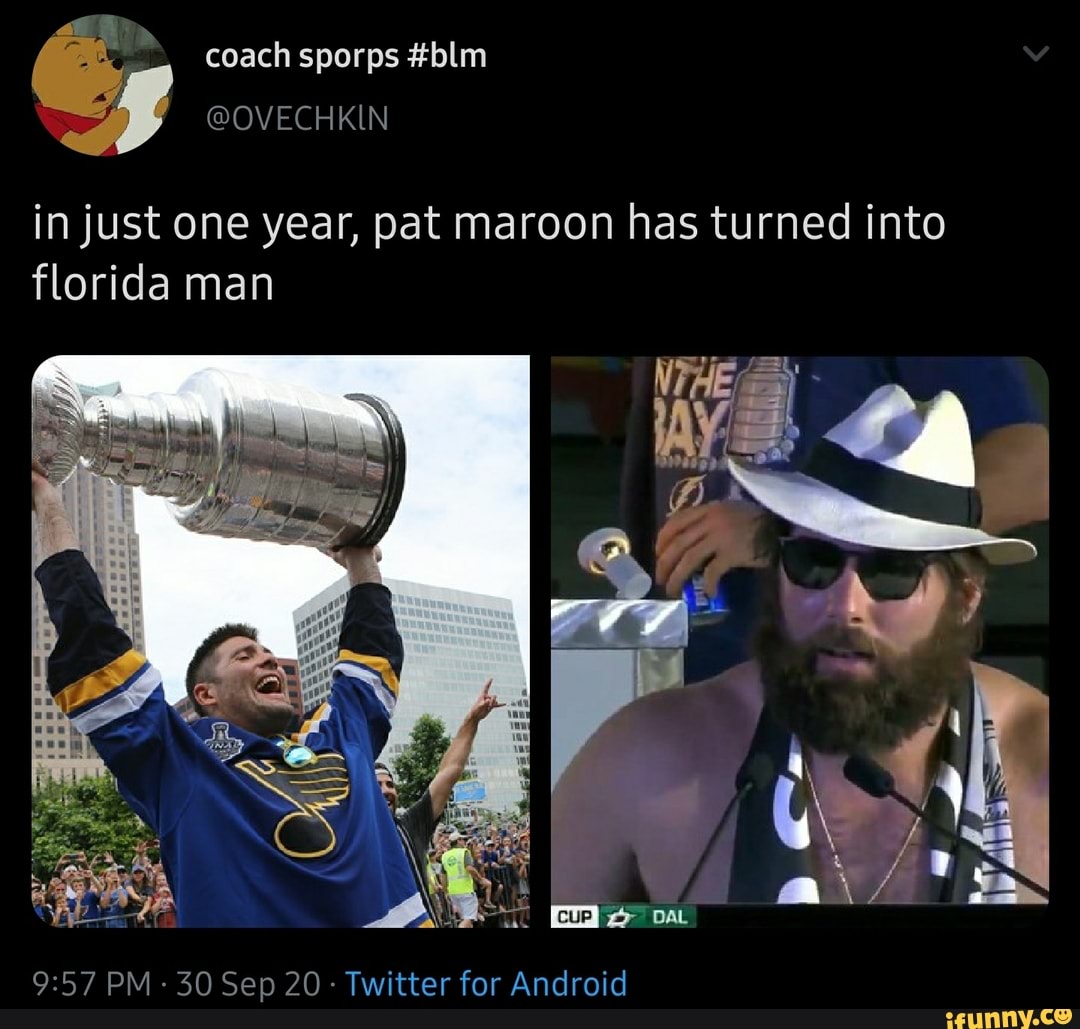 Coach sporps #blm in just one year, pat maroon has turned into florida ...
