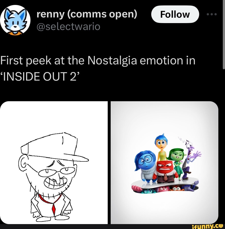 First peek at the Nostalgia emotion in 'INSIDE OUT 2' - iFunny