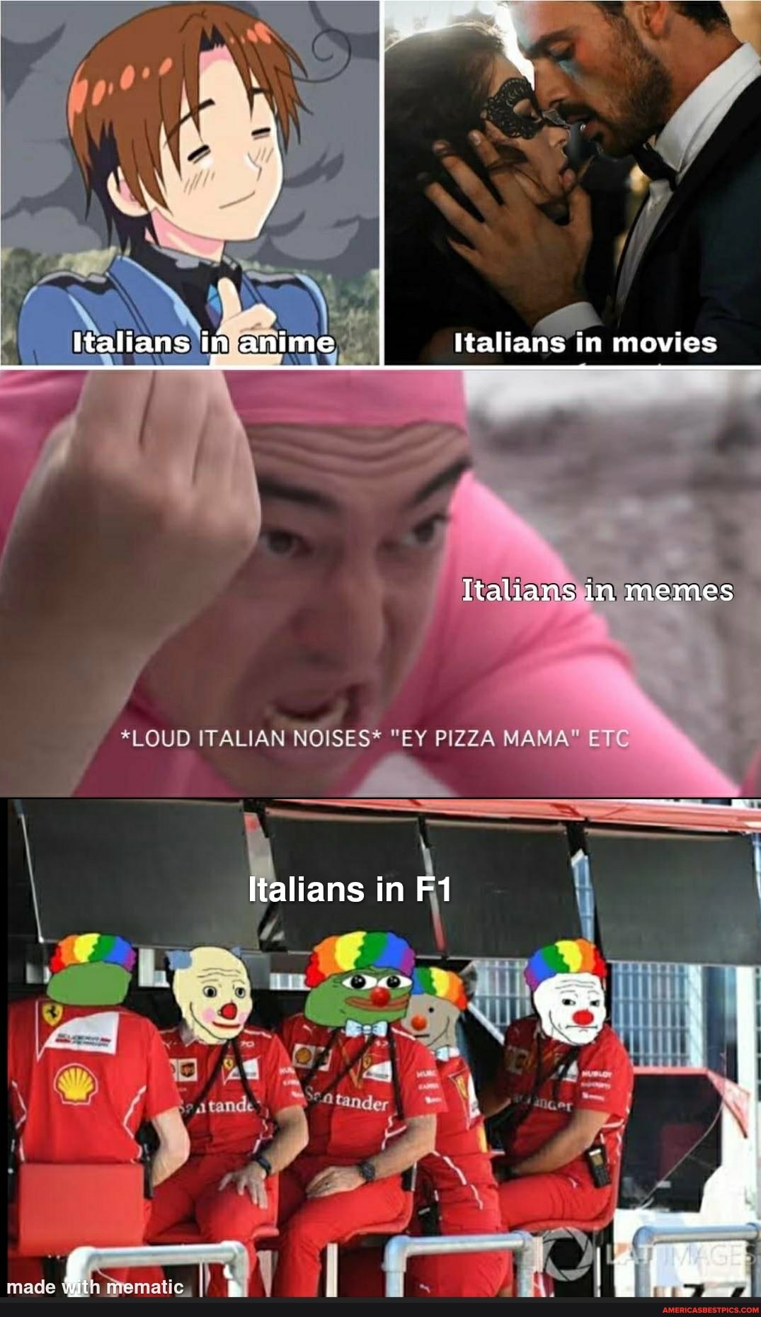 Italians in anime Italians in movies Italians in memes *LOUD ITALIAN ...