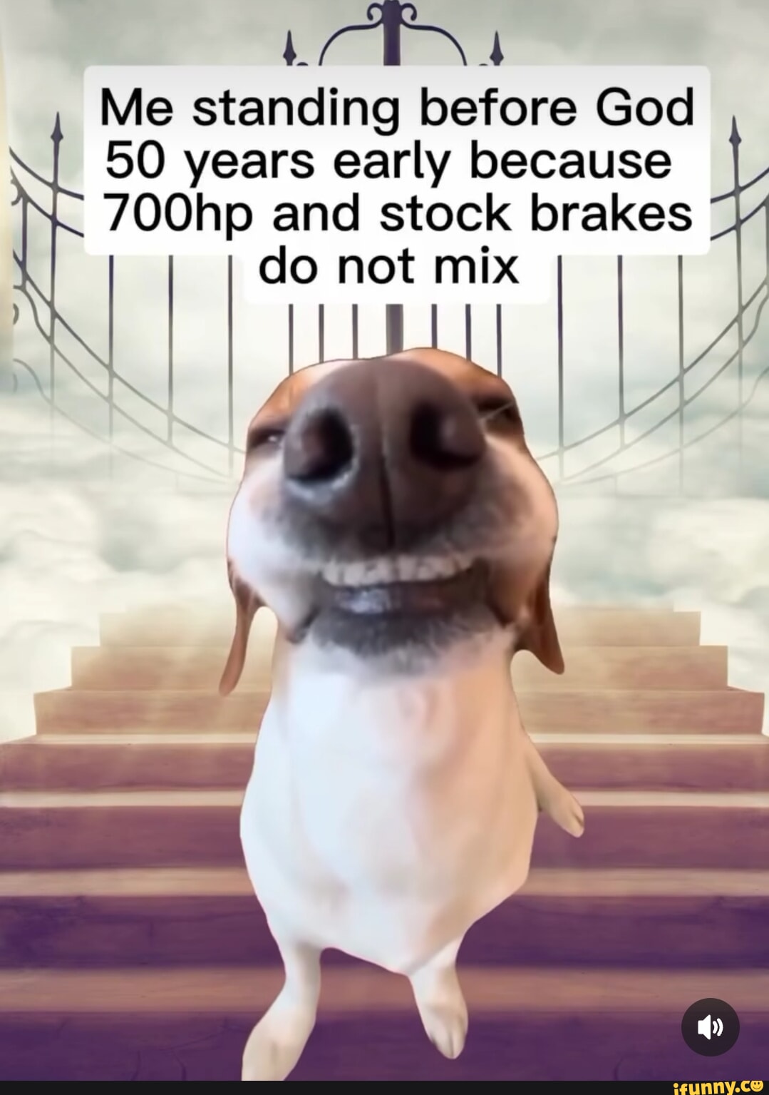 Me standing before God 50 years early because 700hp and stock brakes do ...