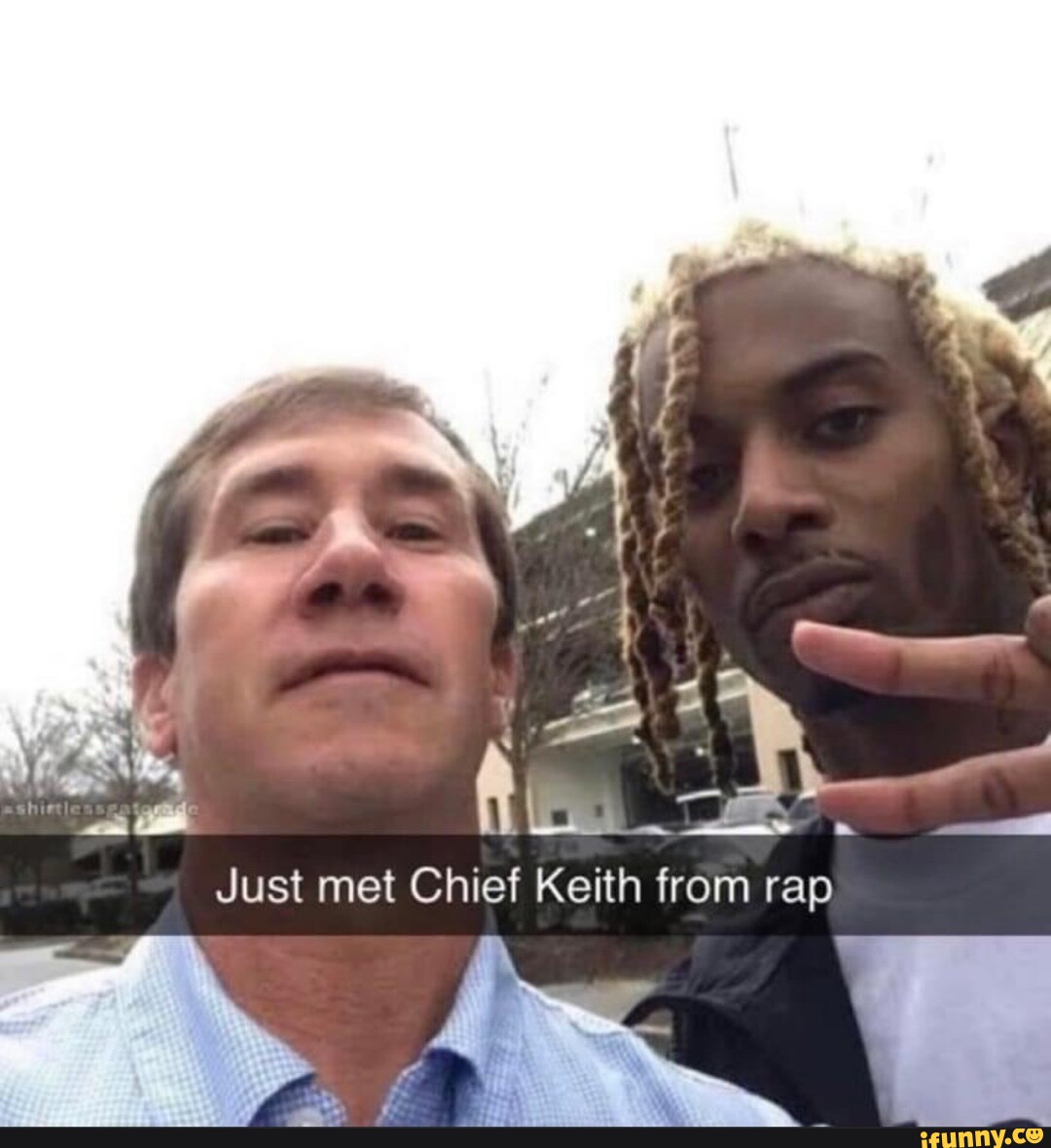 Just met Chief Keith from rap - iFunny