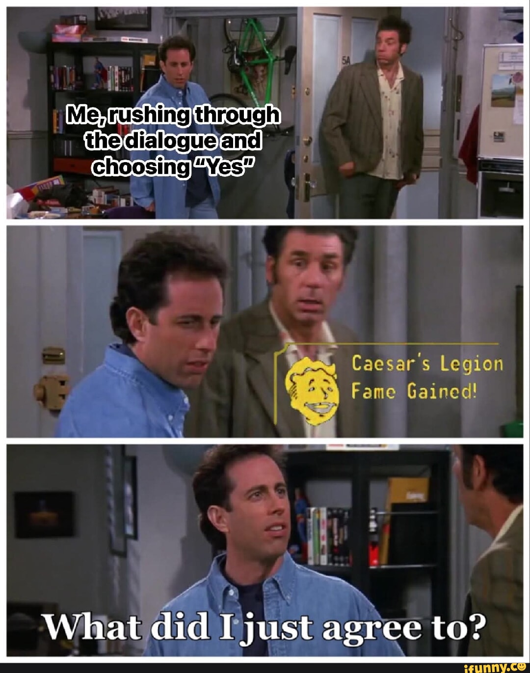 Itheldialoguejand Caesar's Legion Fame Gained! I What did just agree to ...
