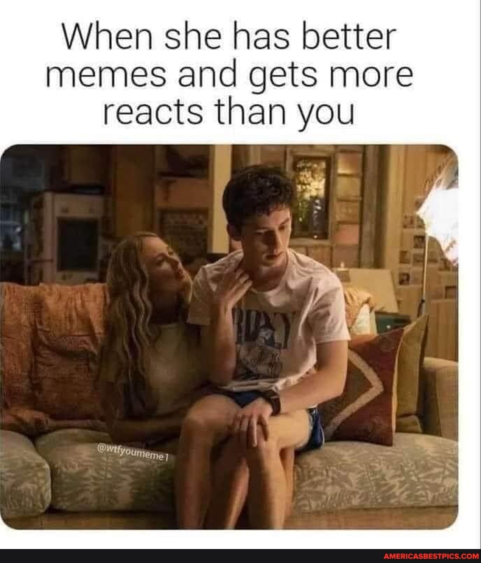 When she has better memes and gets more reacts than you - America’s ...
