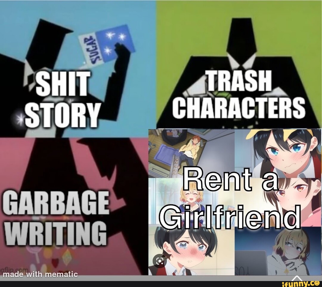 SHIT TRASH STORY CHARACTERS 'Bent GARBAGE - iFunny