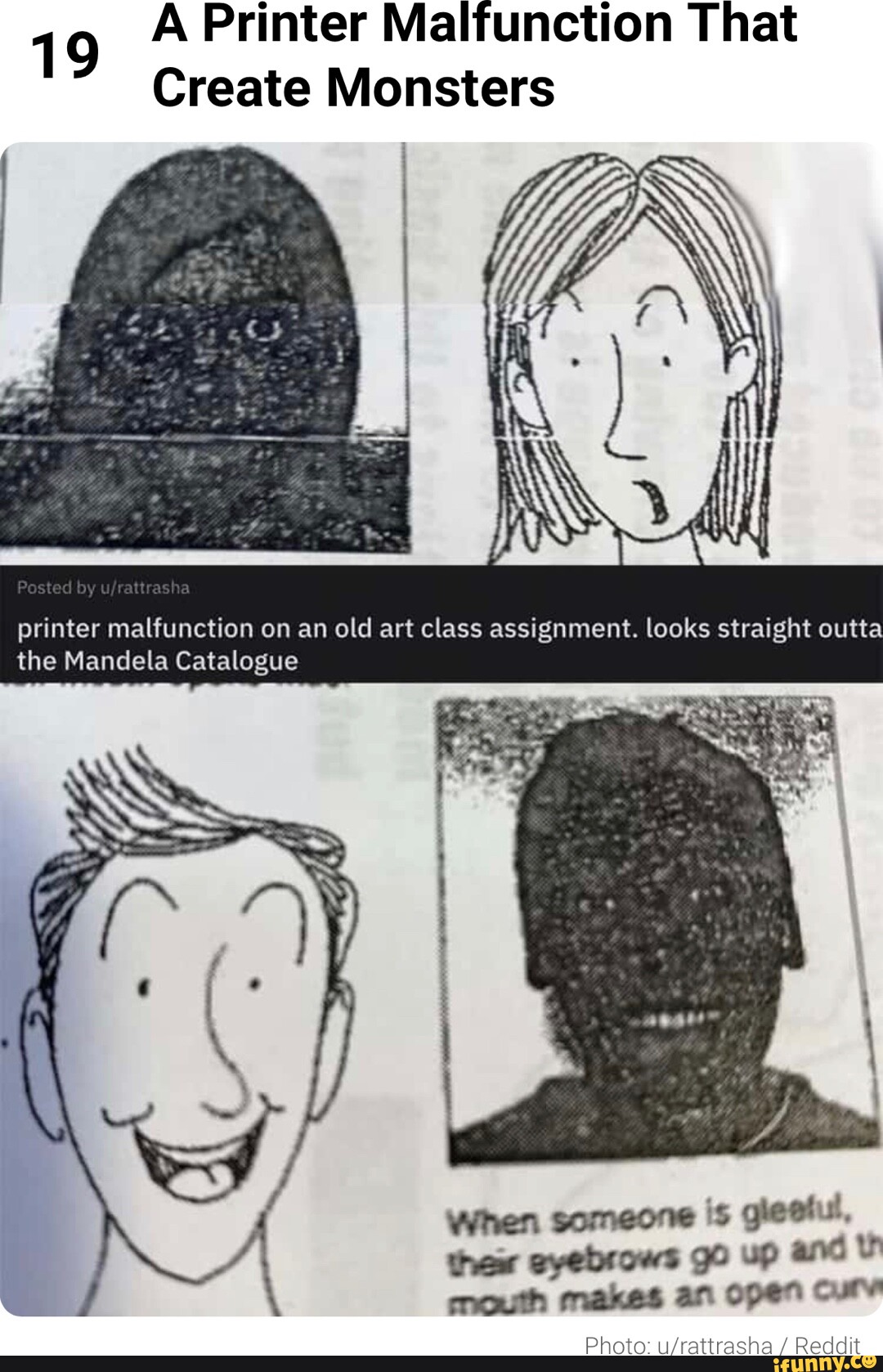 A Printer Malfunction That Create Monsters 19 printer malfunction on an ...