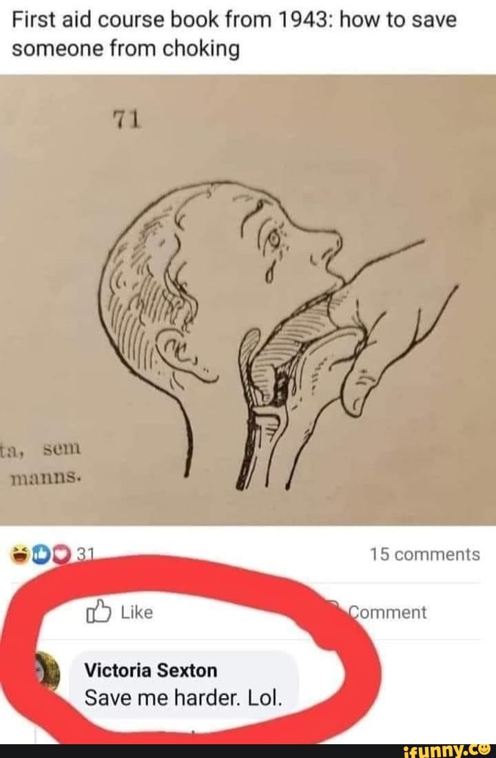 First Aid Course Book From 1943 How To Save Someone From Choking 15