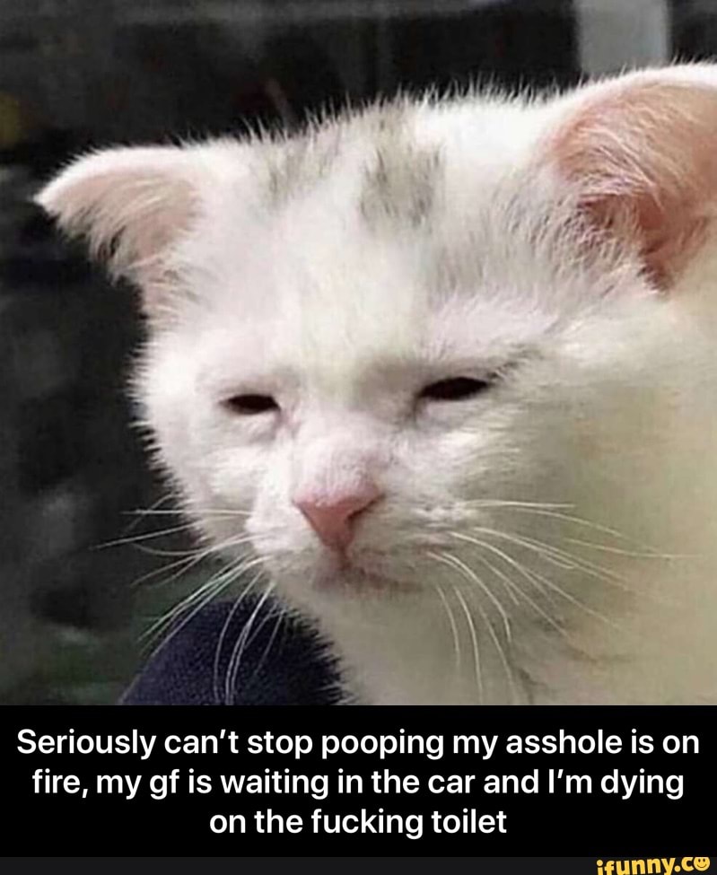 Seriously can't stop pooping my asshole is on fire, my gf is waiting in ...