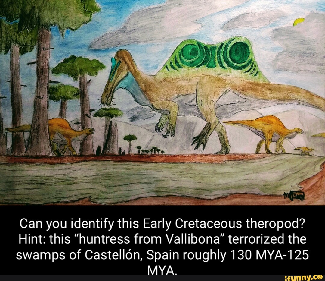 Can you identify this Early Cretaceous theropod? Hint: this "huntress ...