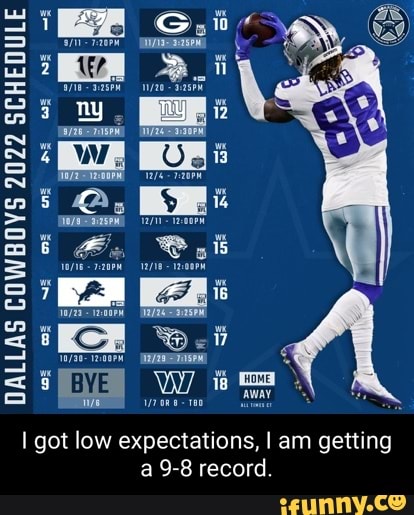 DALLAS COWBOYS 2022 SCHEDULE COWBOYS 2022 SCHEDULE SADAMOI SADAMOI I ...