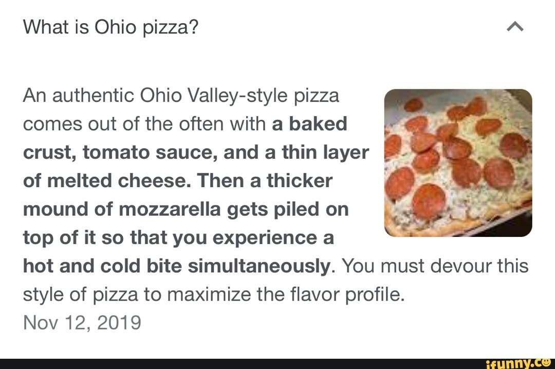 What is Ohio pizza? An authentic Ohio Valley-style pizza comes out of ...