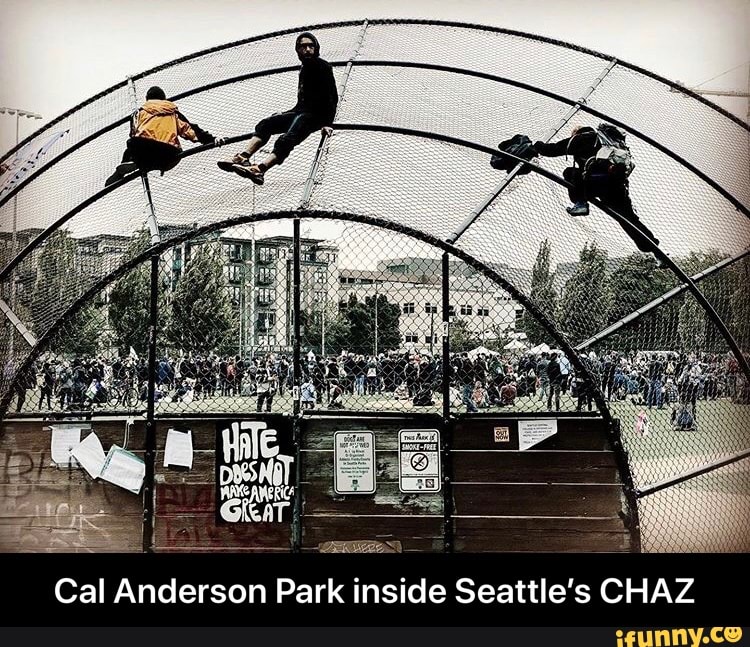 Cal Anderson Park inside Seattle's CHAZ - Cal Anderson Park inside ...