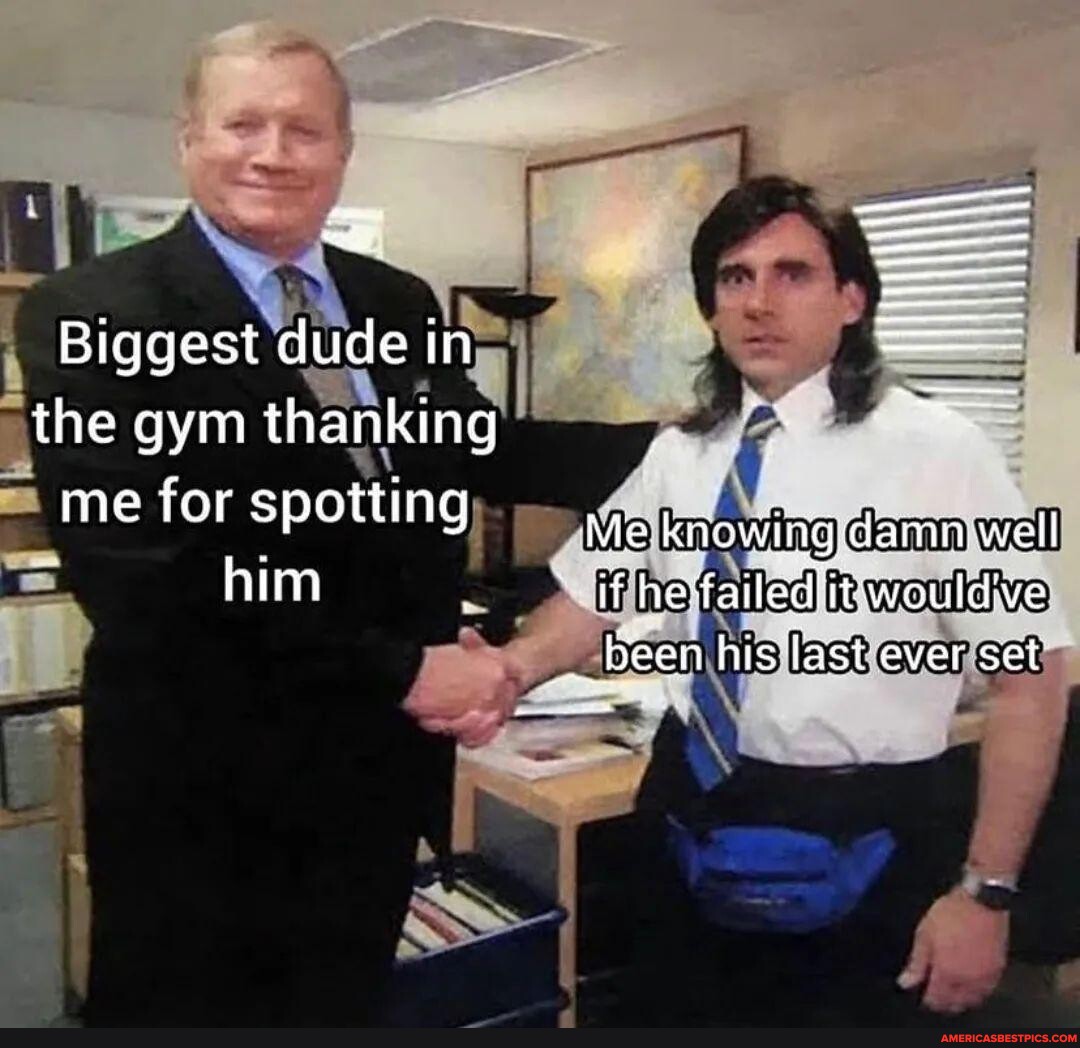 All you bro 🗿 @hardaestheticsnation - Biggest dude in the gym thanking ...