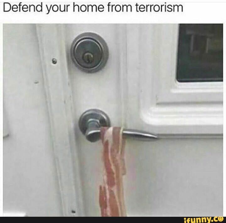 Pretty Offensive Meme Dump - Defend your home from terrorism - iFunny
