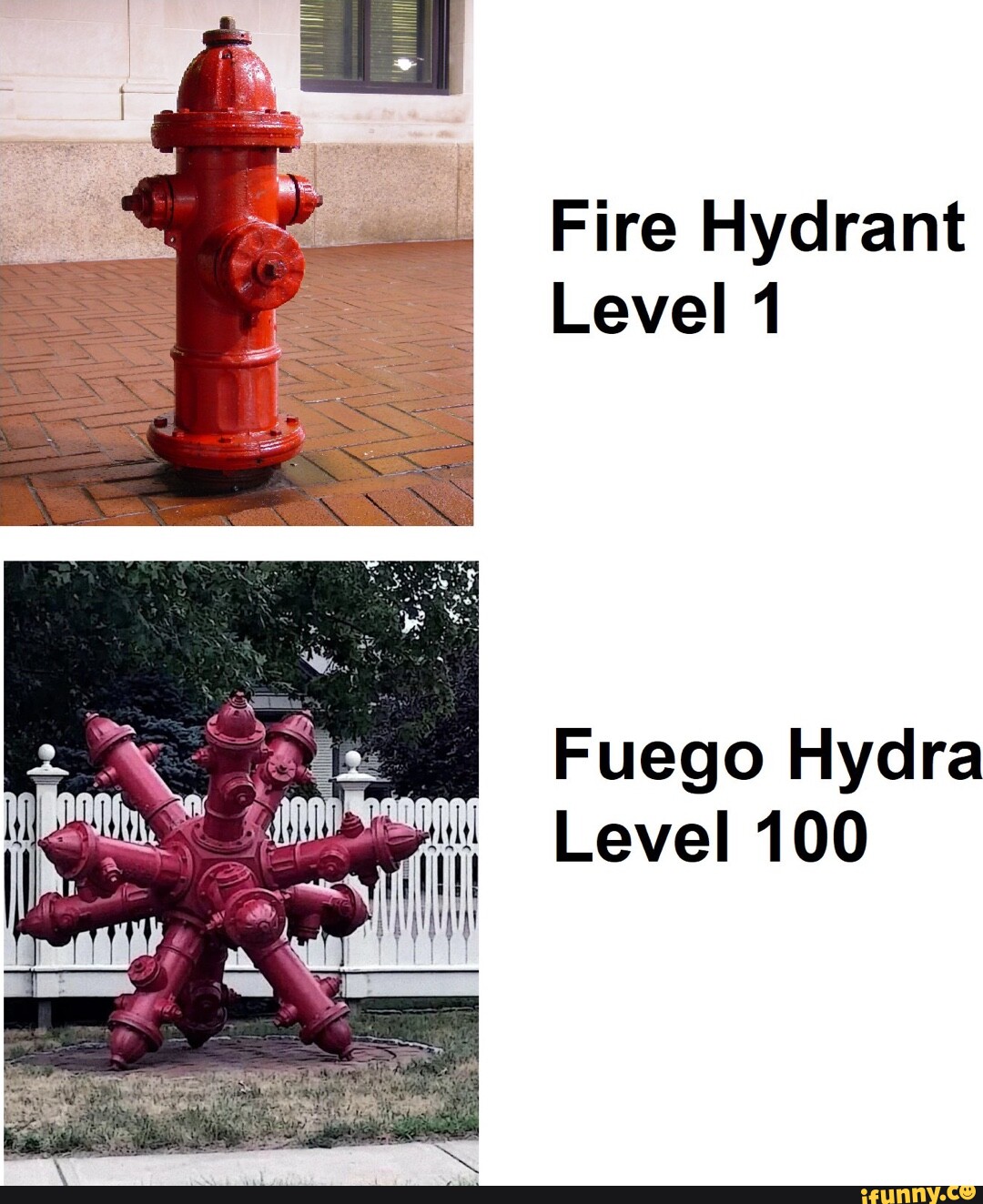 Fire Hydrant Level 1 Fuego Hydra Level 100 - iFunny