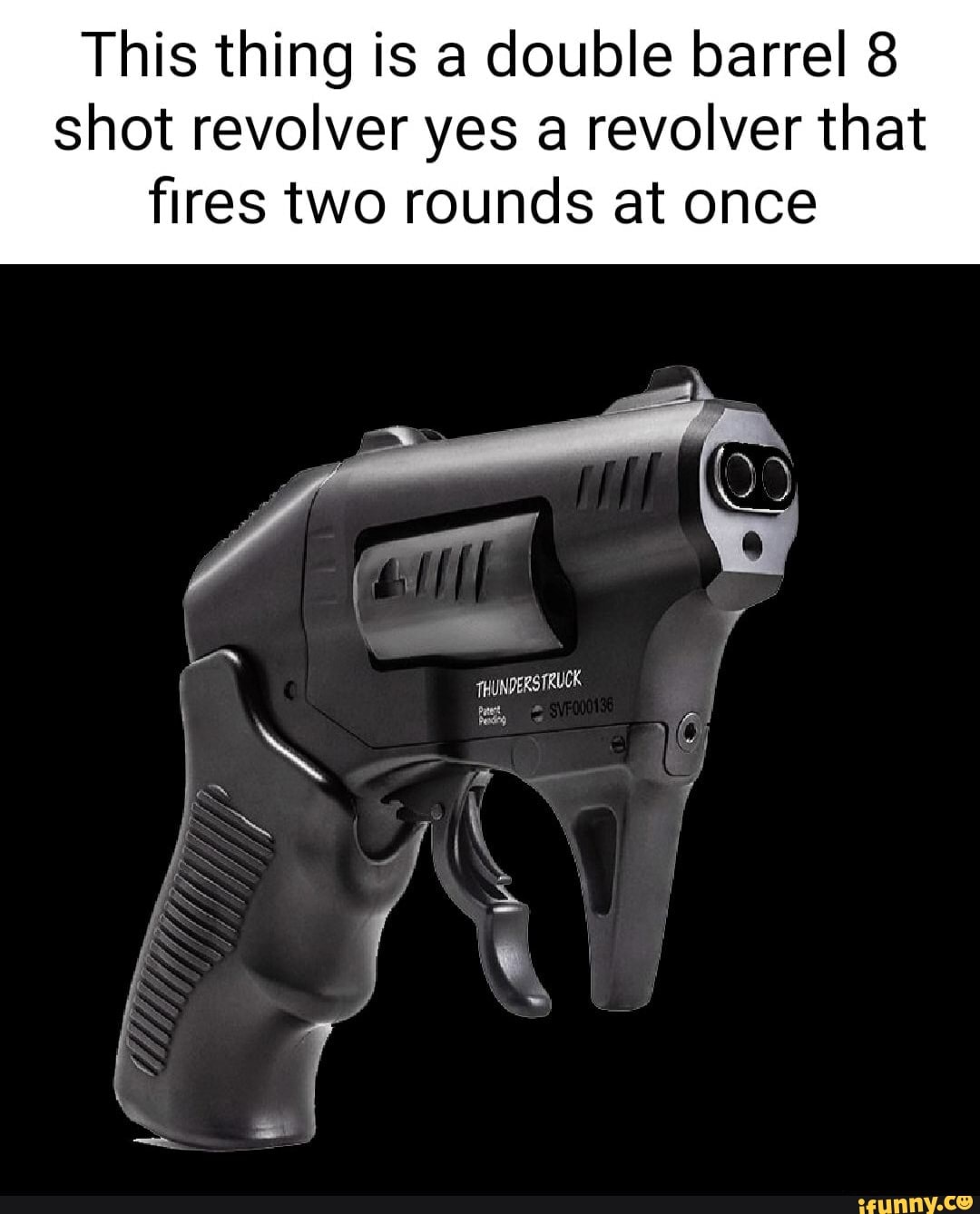 This thing is a double barrel shot revolver yes a revolver that fires ...