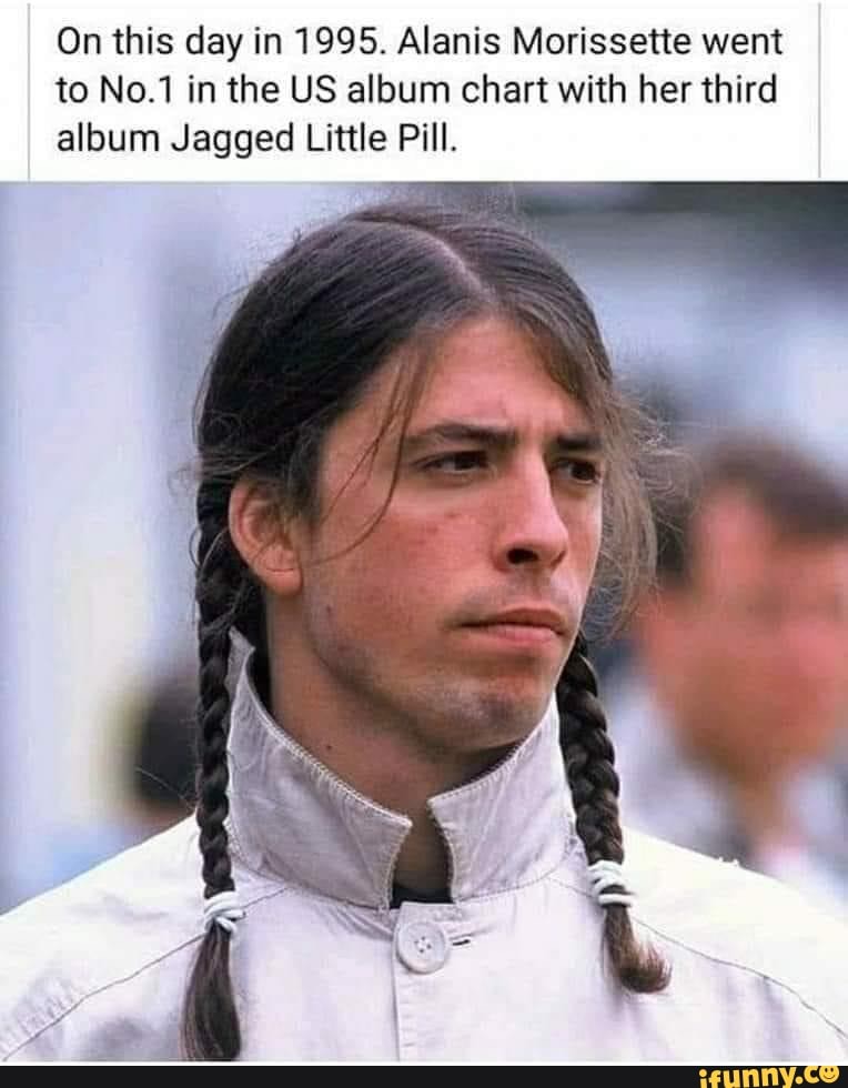 On this day in 1995. Alanis Morissette went to No.1 in the US album ...