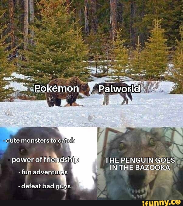 "Pokemon he - cute monsters to ca - power of friendshj THE PENGUIN GOES ...