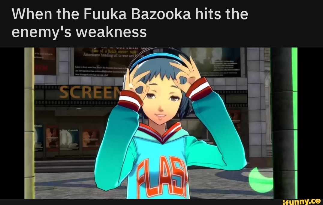 When the Fuuka Bazooka hits the - iFunny