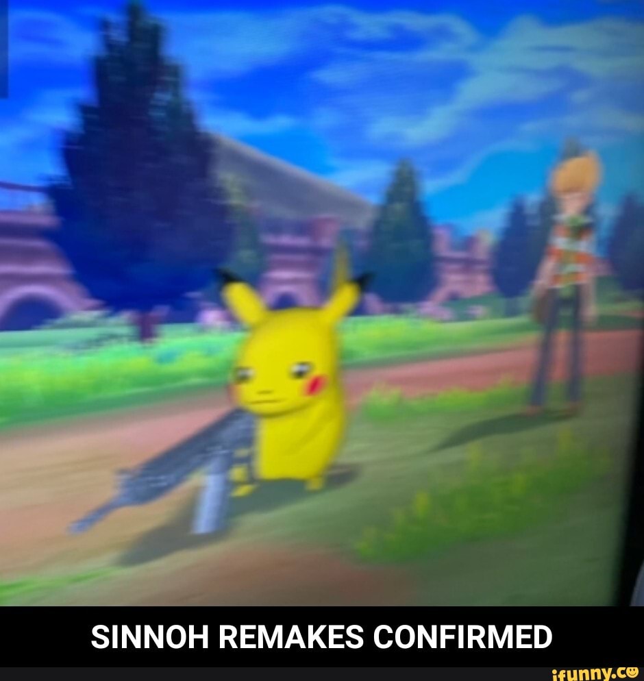 SINNOH REMAKES CONFIRMED - SINNOH REMAKES CONFIRMED - iFunny