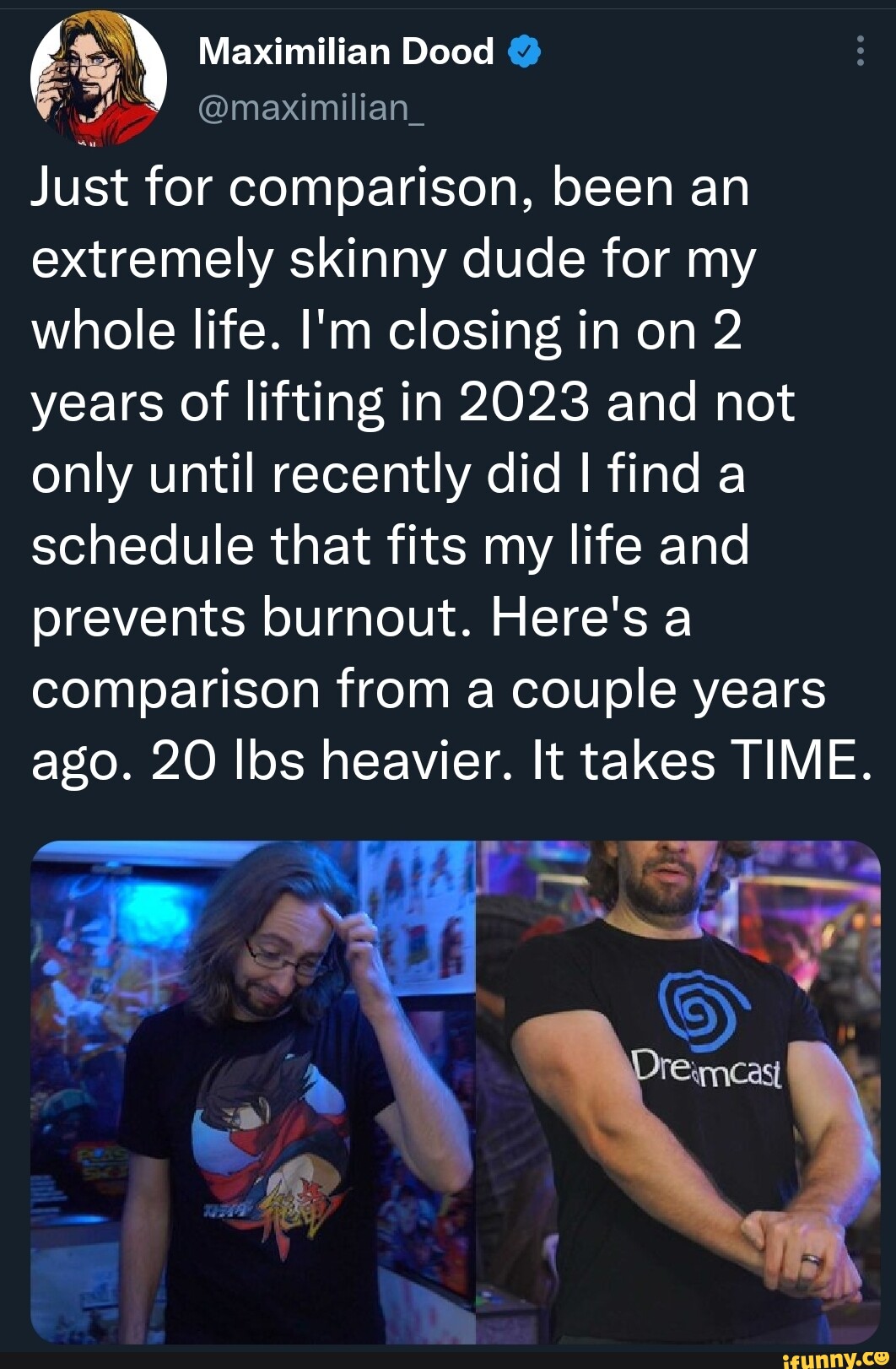 Maximilian Dood @ @maximilian_ Just for comparison, been an extremely ...