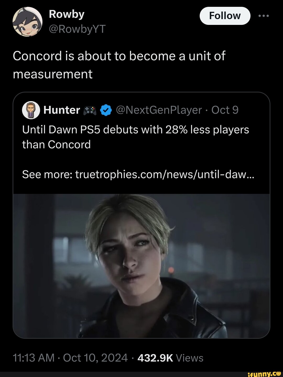 Rowby Concord is about to become a unit of measurement Hunter ...