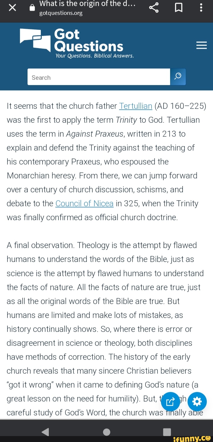 Tertullian memes. Best Collection of funny Tertullian pictures on iFunny